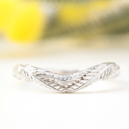 Foliage Leaf Wedding Ring – Vinny & Charles